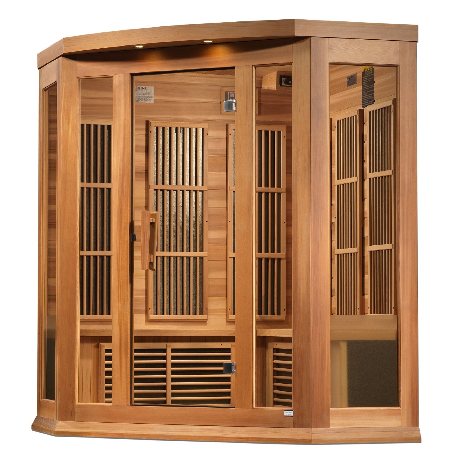 Golden Designs MX-M206-01-FS CED Red Cedar Maxxus Full Spectrum FAR Infrared Sauna | (2-Person ...
